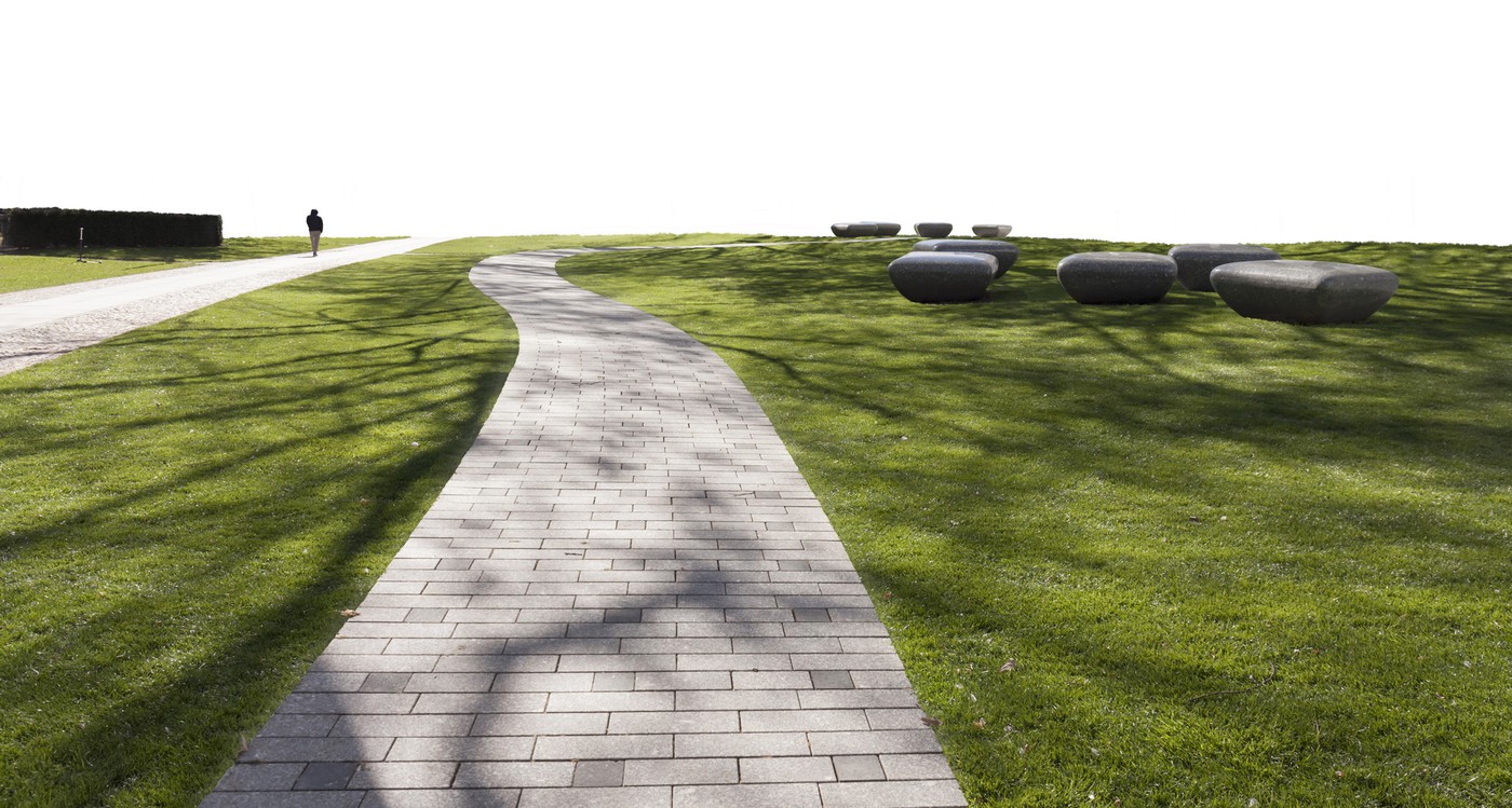 Foreground with a path