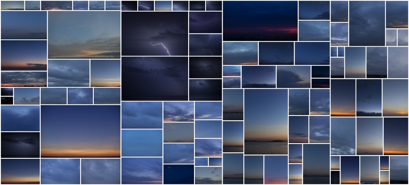140 photos of blue hour skies